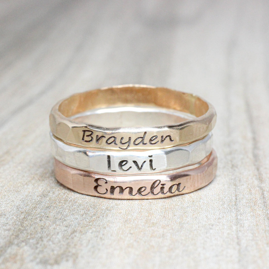 Handcrafted Engraved Gifts & Stacking Rings | Custom Designs ...