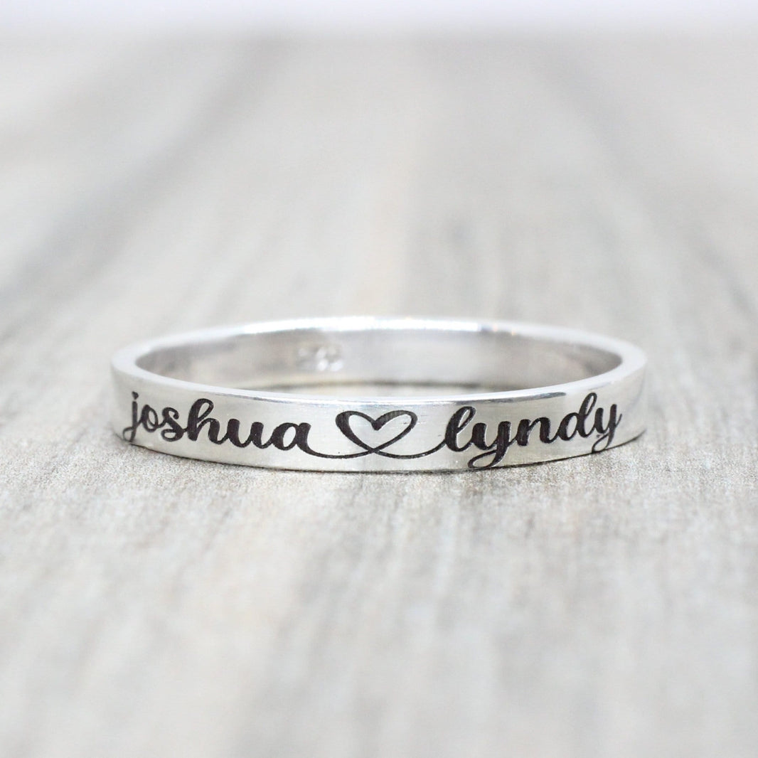 Handcrafted Engraved Gifts & Stacking Rings | Custom Designs ...