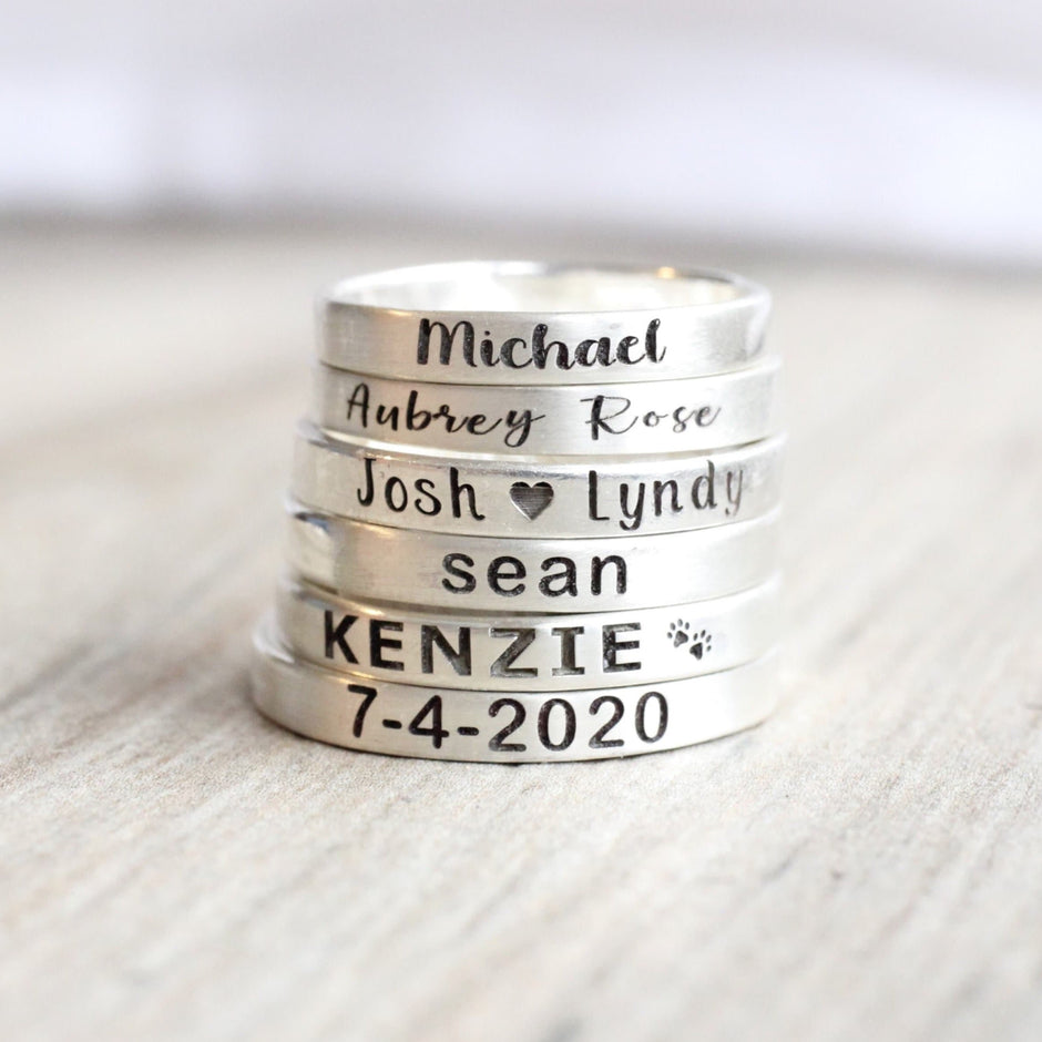 Handcrafted Engraved Gifts & Stacking Rings | Custom Designs ...